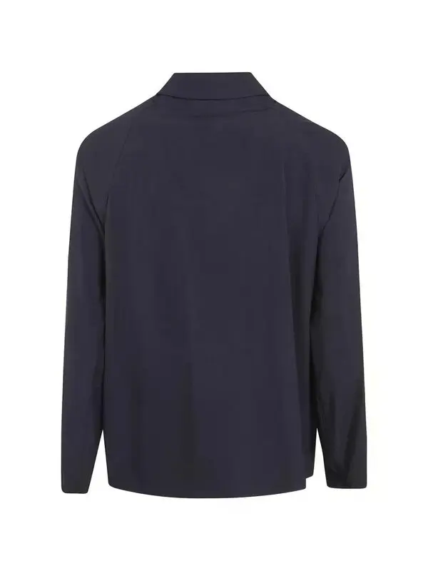 Emporio Armani Logo-print Lightweight Jacket - Blue