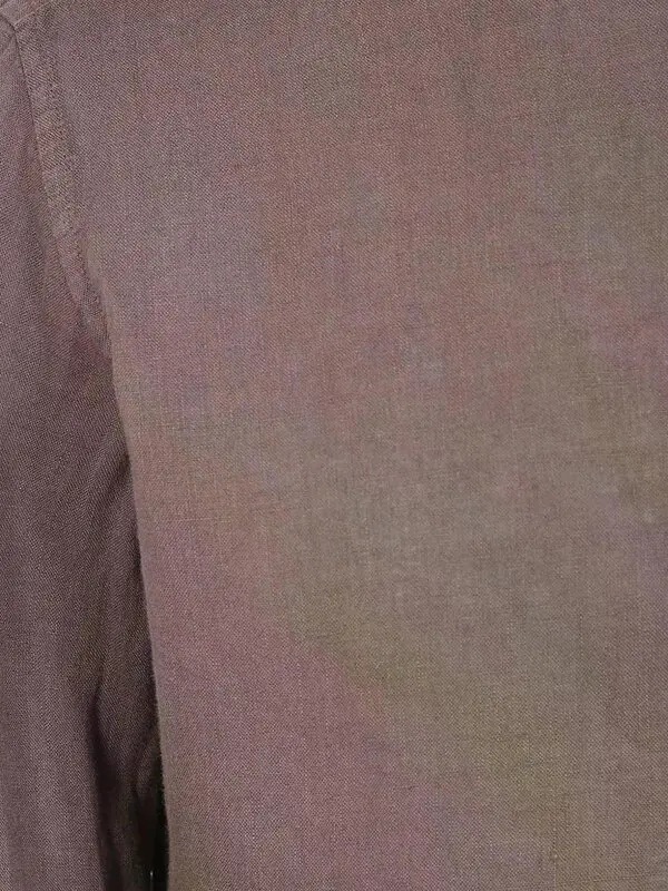 TINTORIA MATTEI 954 Linen Shirt - Brown