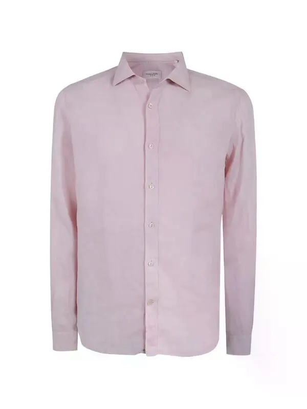 TINTORIA MATTEI 954 Linen Shirt - Pink