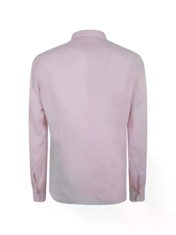 TINTORIA MATTEI 954 Linen Shirt - Pink
