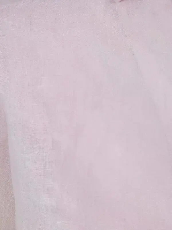 TINTORIA MATTEI 954 Linen Shirt - Pink