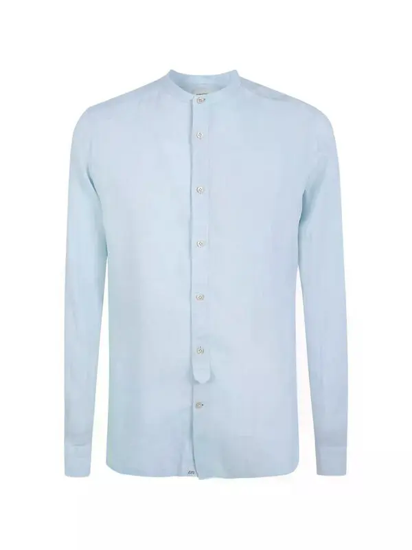 TINTORIA MATTEI 954 Linen Shirt - Blue