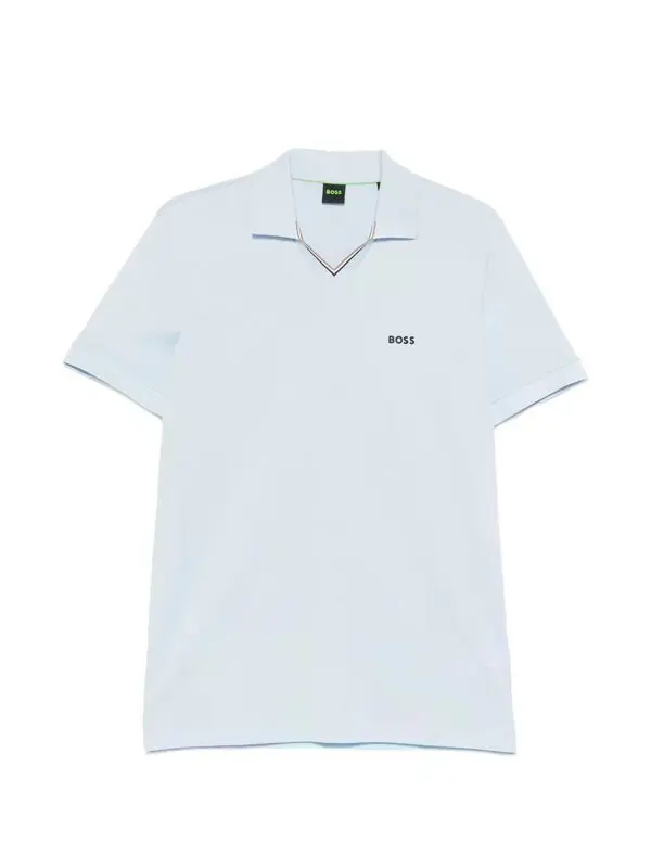 BOSS Logo-print V-neck T-shirt