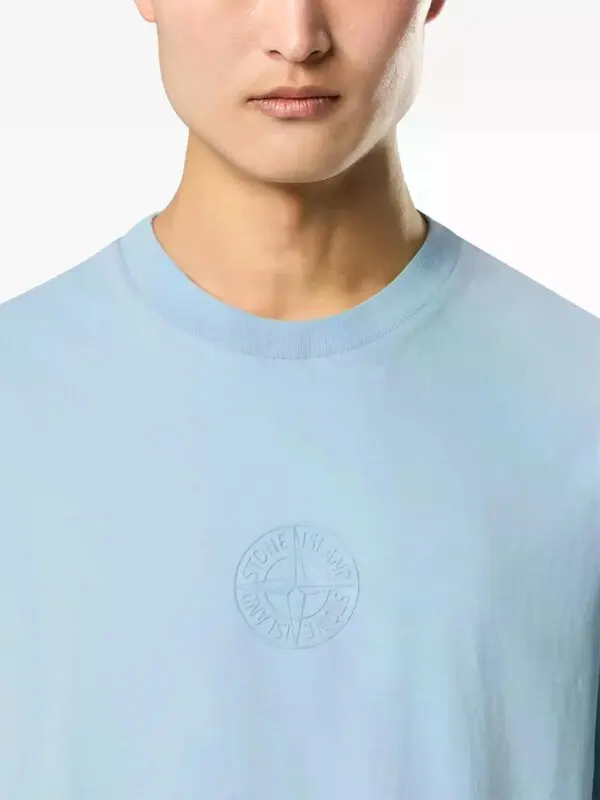 Stone Island Logo-print T-shirt - Blue