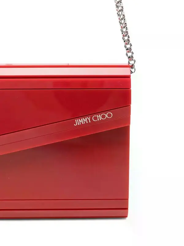 JIMMY CHOO Candy Clutch - Red