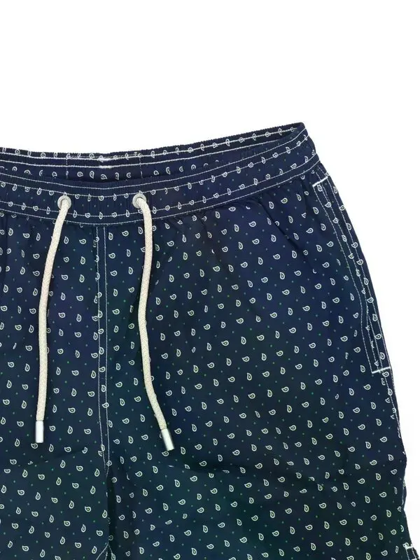 MC2 SAINT BARTH Paisley Swim Shorts - Blue