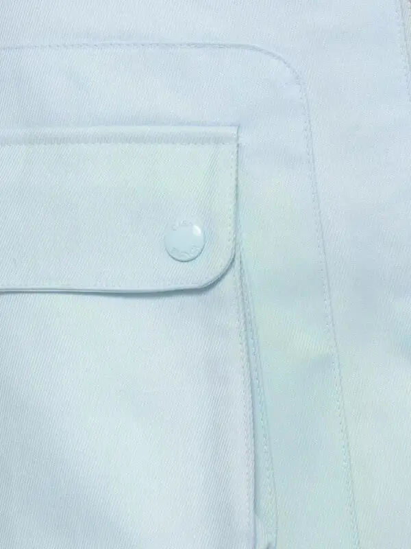 Casablanca Cargo-pocket Mini Skirt - Blue
