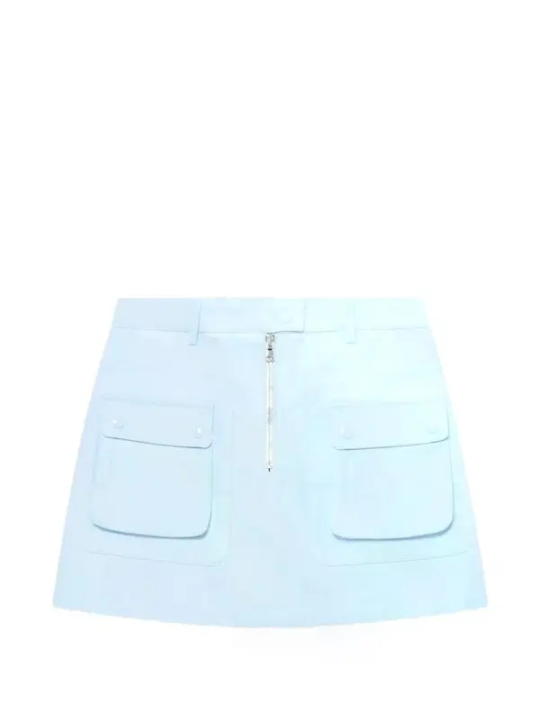 Casablanca Cargo-pocket Mini Skirt - Blue