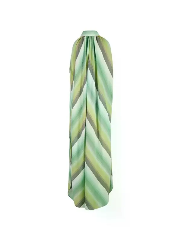 MARRAKSHI LIFE Striped Halter-neck Maxi Dress