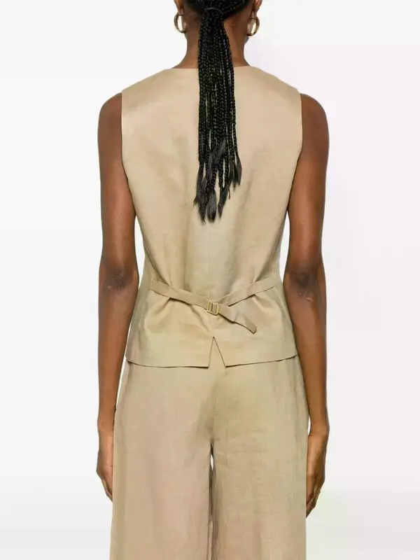 Max Mara Carnet Waistcoat - Neutrals