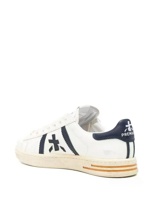 Premiata Russell Logo-patch Sneakers - Neutrals