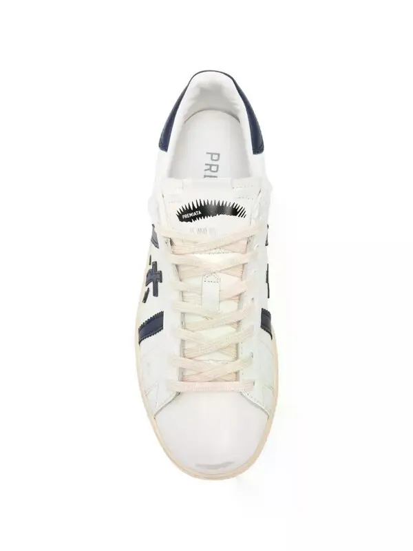 Premiata Russell Logo-patch Sneakers - Neutrals