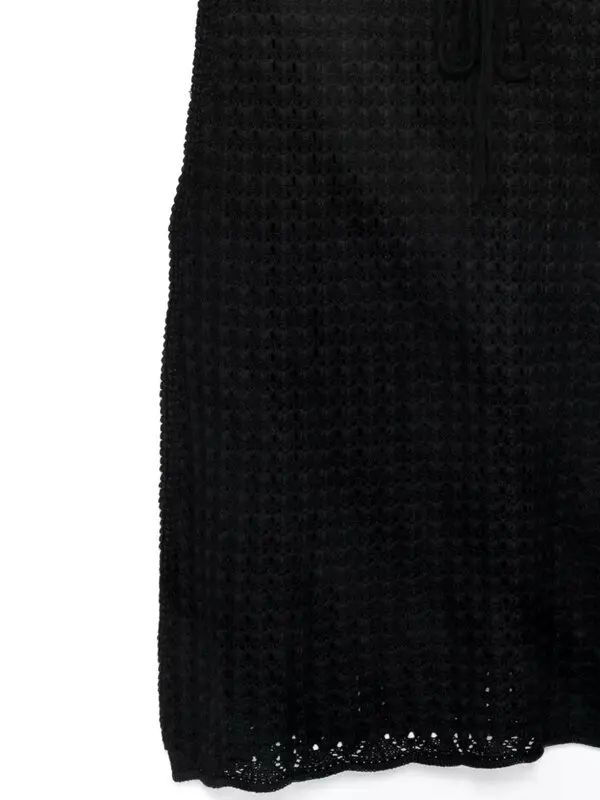 Prada Crochet Silk Dress
