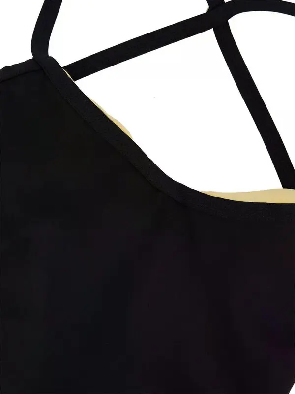 Versace Maxi Cross-strap Medusa Plaque Dress - Black