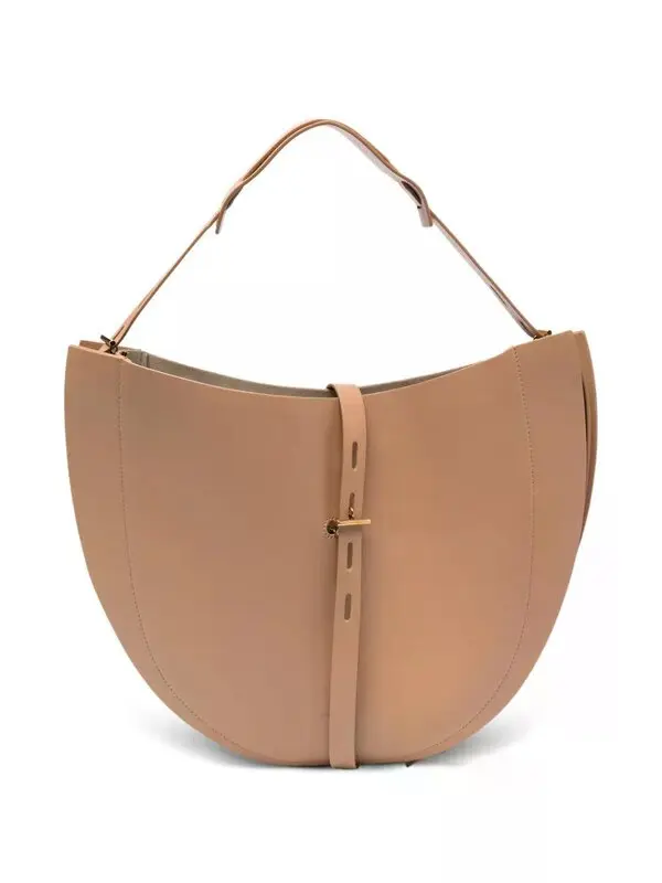 MINOBOSSI Liz Leather Shoulder Bag - Neutrals