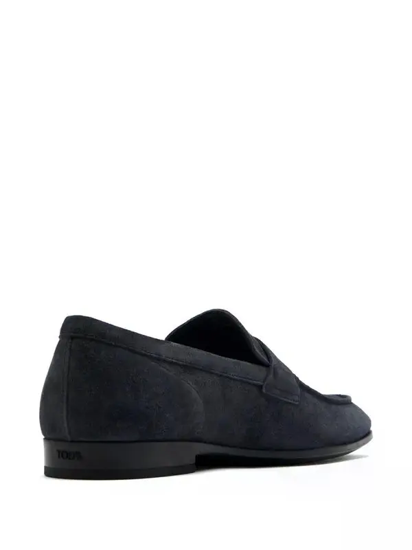 TOD'S Suede Penny Loafers - Blue