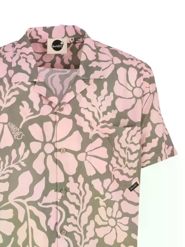 BOARDIES Melo Floral-print Shirt - Pink