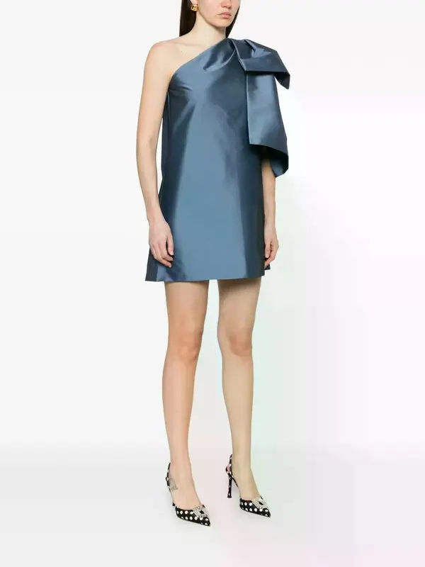 Bernadette Winnette One-shoulder Mini Dress - Blue
