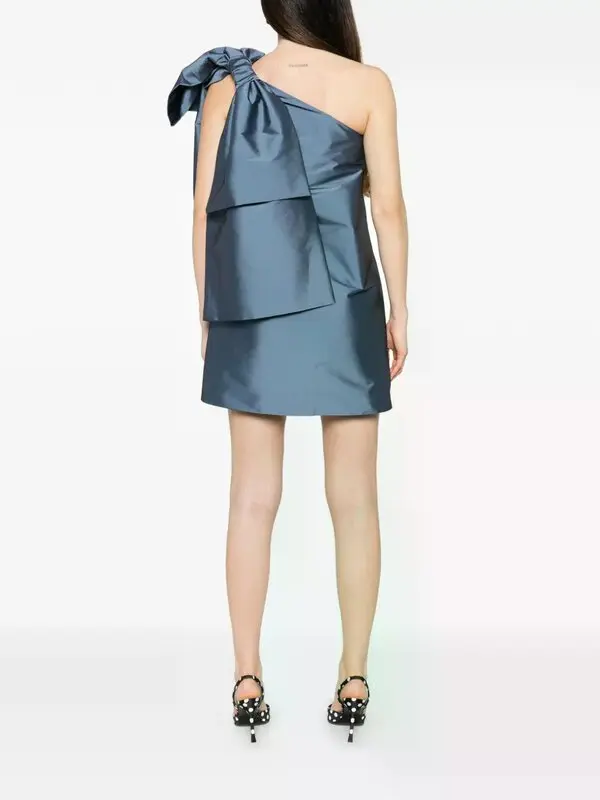 Bernadette Winnette One-shoulder Mini Dress - Blue