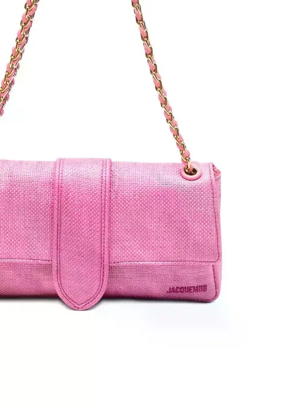 Jacquemus La Bambino Chain Shoulder Bag - Pink