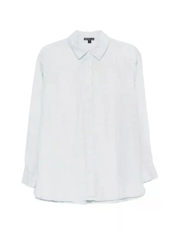 JAMES PERSE Long-sleeve Button-up Shirt - Blue