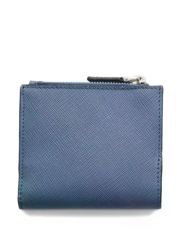 Prada Small Saffiano Leather Wallet - Blue