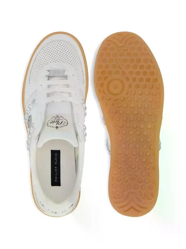 Philipp Plein Retro Rebel Sneakers - White