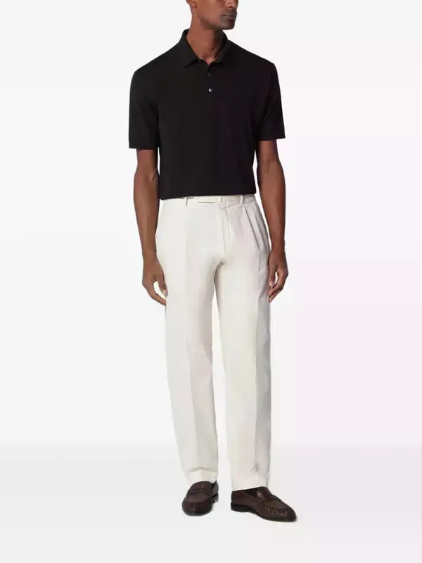 SANTANIELLO Arechi Pleated Trousers - Neutrals