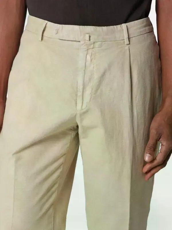 SANTANIELLO Arechi Pleated Trousers - Neutrals