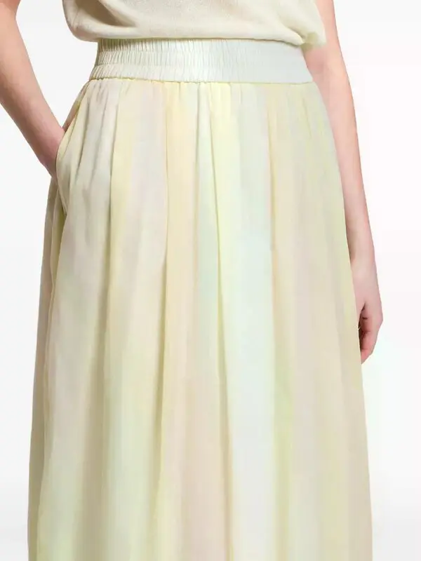 Peserico Midi Pleated Skirt With Elasticated Waist