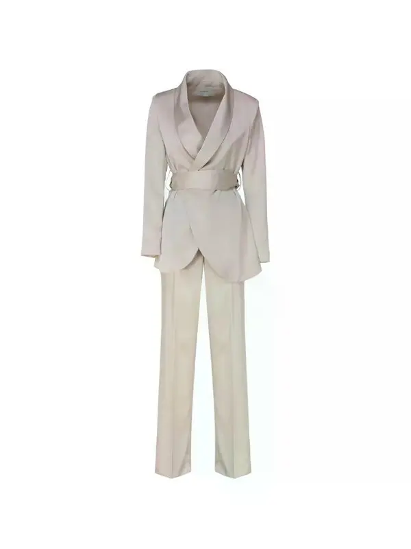 THE ARCHIVIA Belted Suit - Neutrals