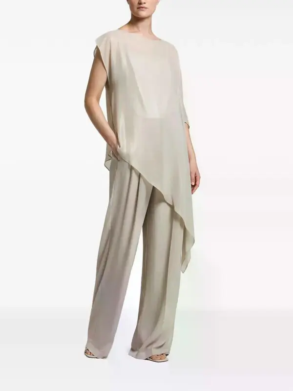 Peserico Asymmetric Metallic-finish Top