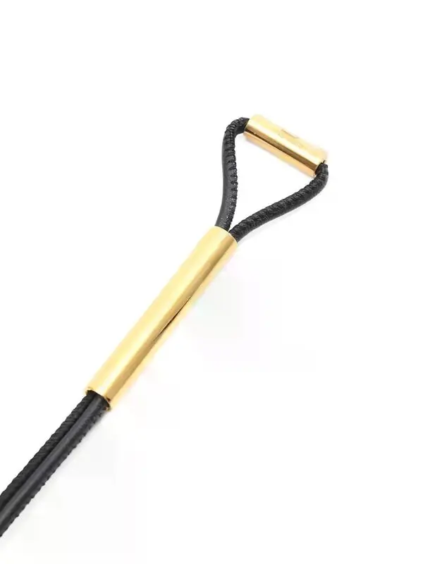 Hermès 2000s Wood Pendant Necklace - Black