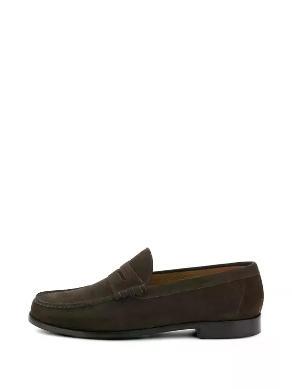 Boggi Milano Suede Leather Loafers