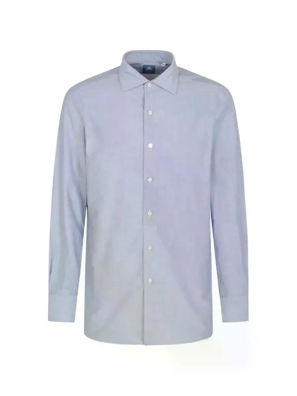 FINAMORE 1925 Long-sleeve Spread-collar Shirt