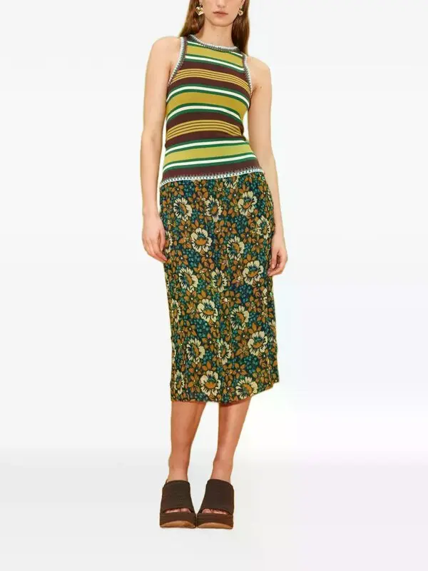 ALEMAIS Crochet-trim Top