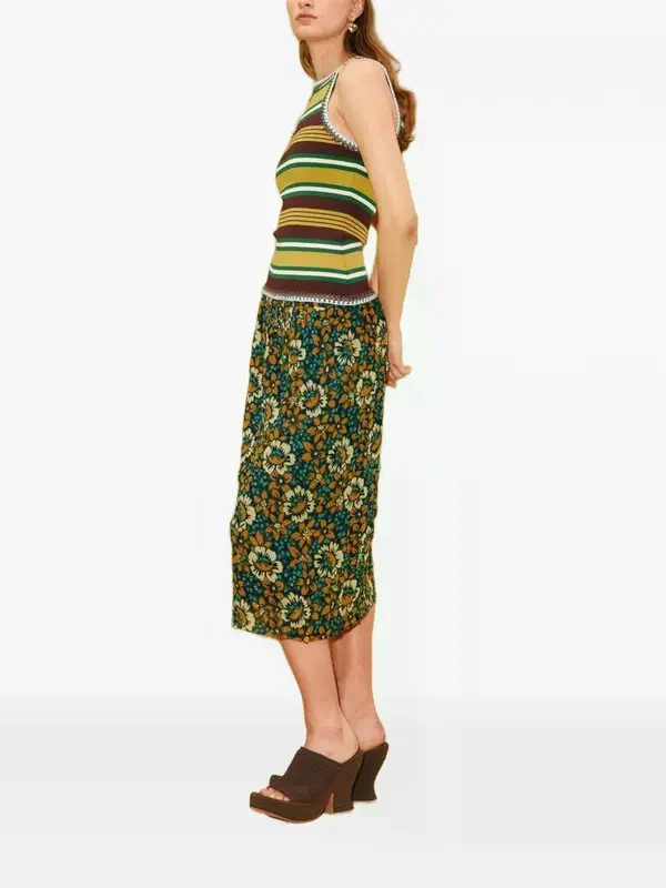 ALEMAIS Crochet-trim Top