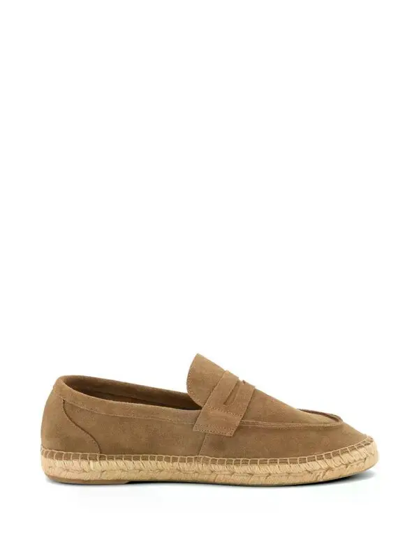 Boggi Milano Suede Leather Espadrilles