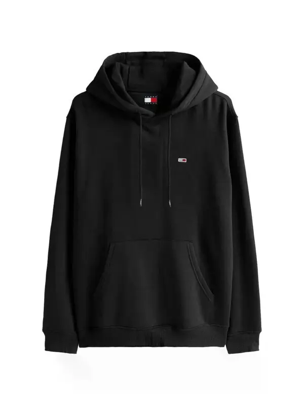 Tommy Hilfiger Logo-patch Hoodie - Black