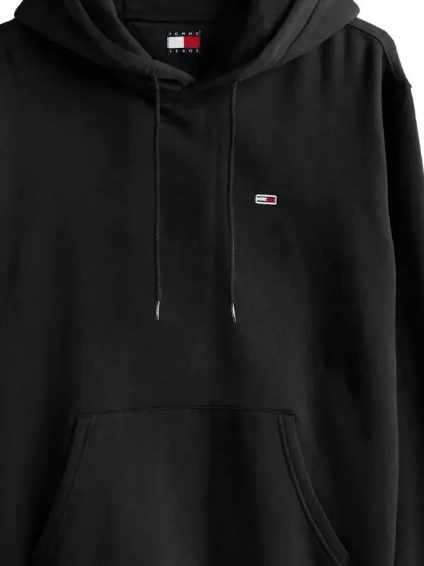 Tommy Hilfiger Logo-patch Hoodie - Black