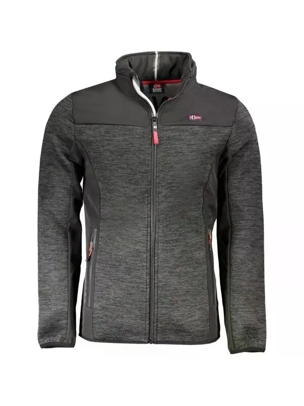 NORWAY 1963 Panelled Melange-effect Jacket