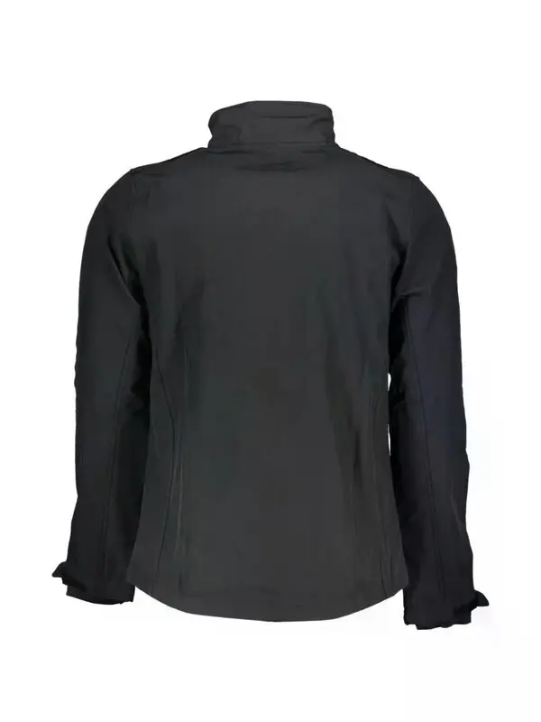 GIAN MARCO VENTURI VINTAGE Logo-patch Zip-up Jacket