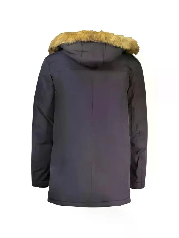 Guess Faux-fur Trim Hooded Jacket