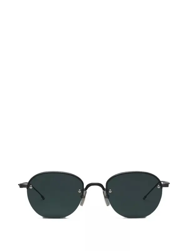 Thom Browne Round-frame Sunglasses - Black