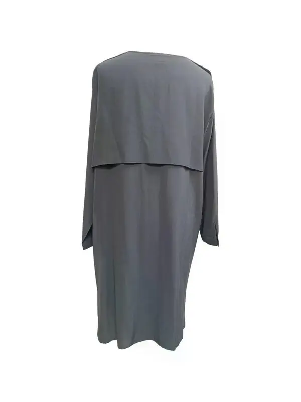 Iris & Ink Belted Long-sleeve Dress