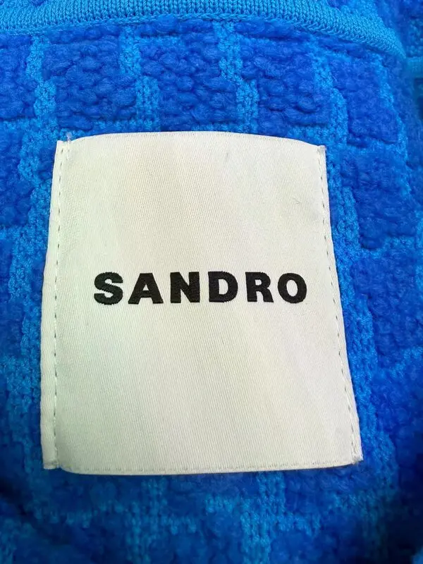 Sandro Tweed Cropped Blazer