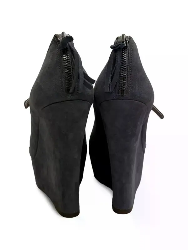 Miu Miu Mary Jane Peep-toe Wedge Pumps