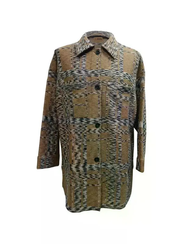 Missoni Knitted Button-down Coat