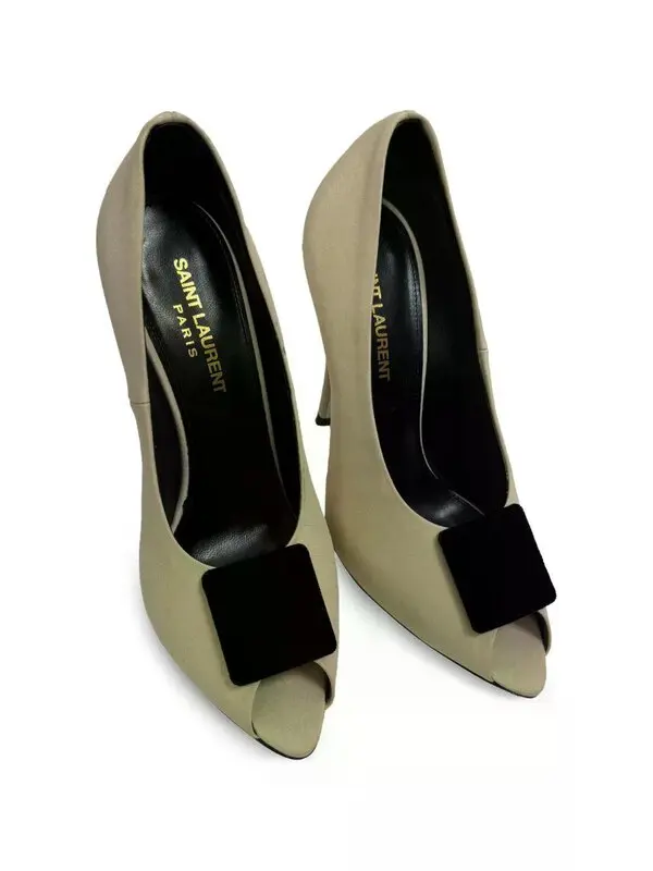Saint Laurent Franky Peep-toe Pumps