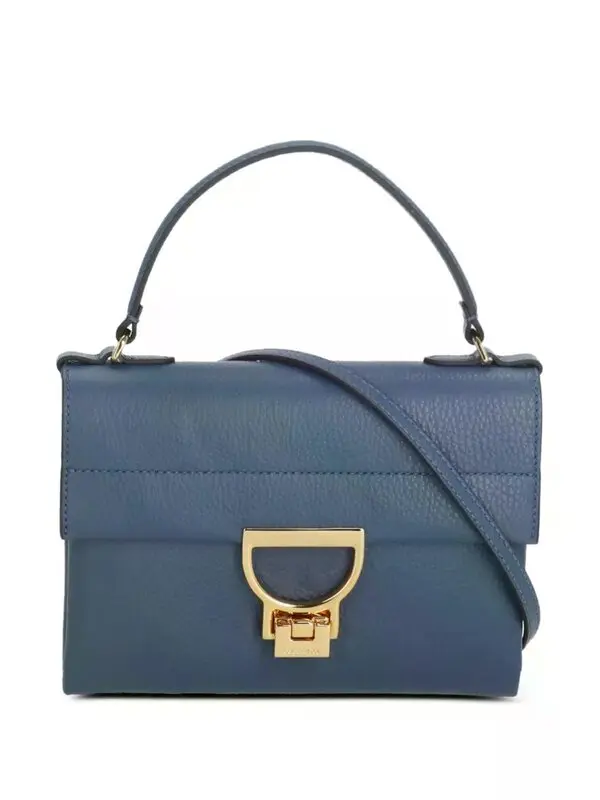 COCCINELLE Mini Arlettis Leather Tote Bag - Blue